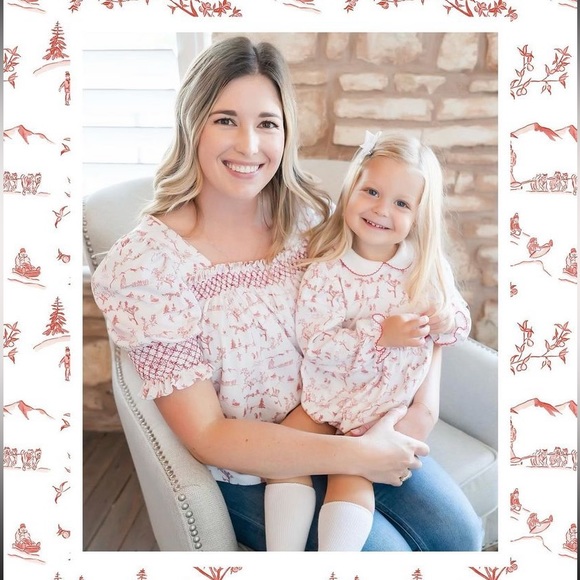 Ruth and Ralph | Tops | Nwt Ruth And Ralph Womens Winter Toile Smocked ...